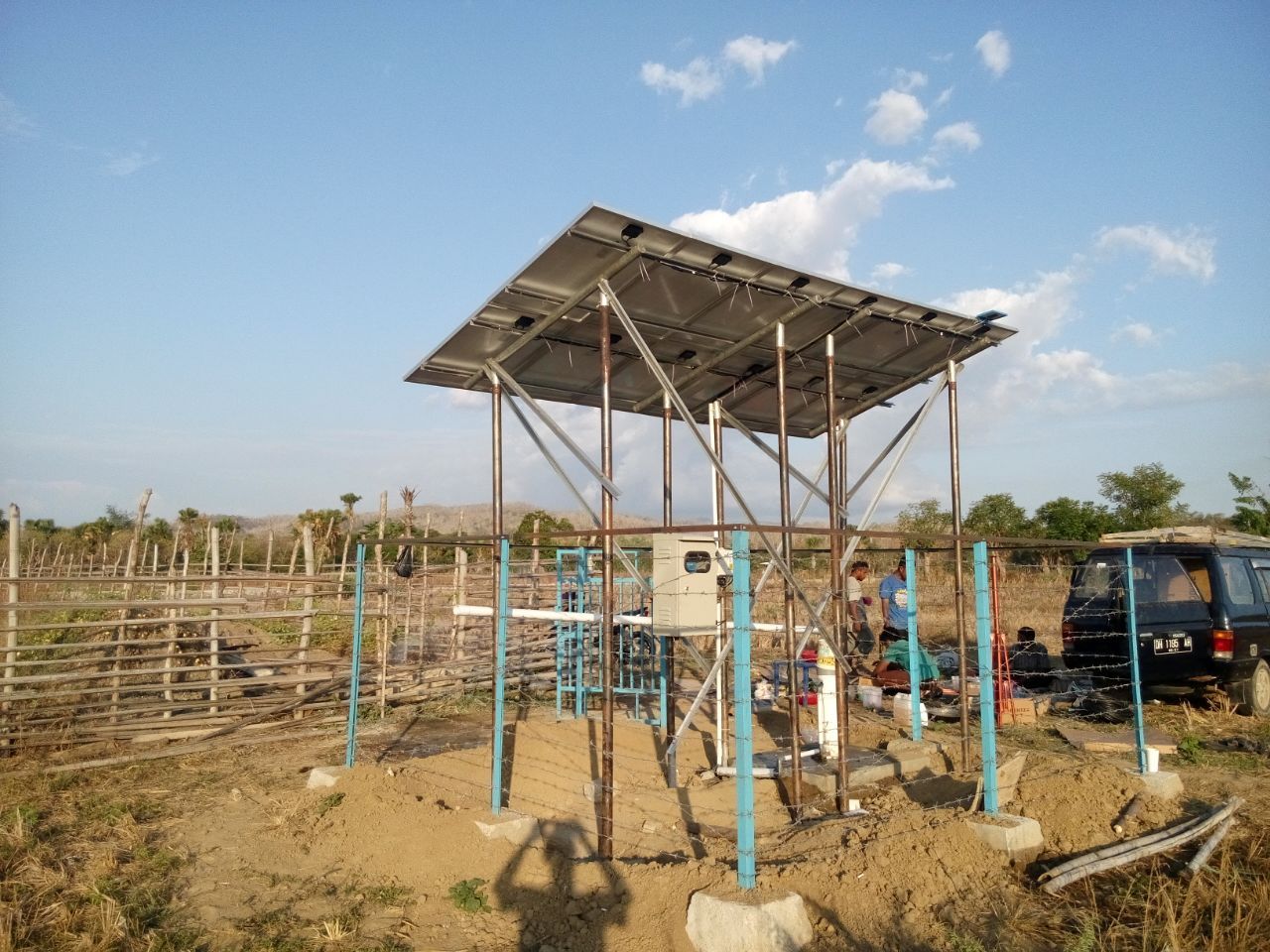 submersible pumping system PS2-1800 C-SJ8-7 for flood irrigation - Suryaqua