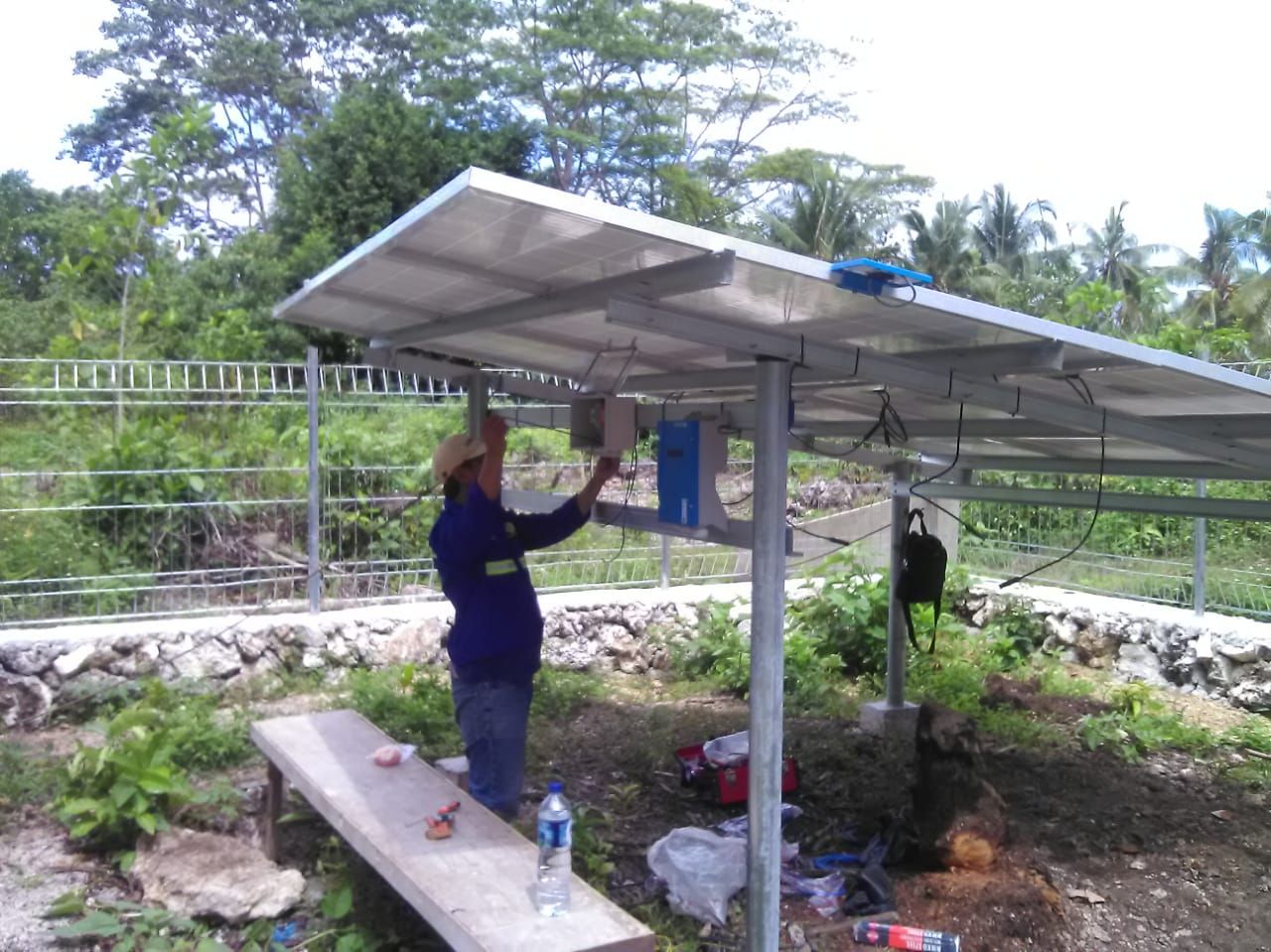 Sistem Pompa Permukaan PS2-1800 CS-F4-6 di Pulau Owi Papua - Suryaqua